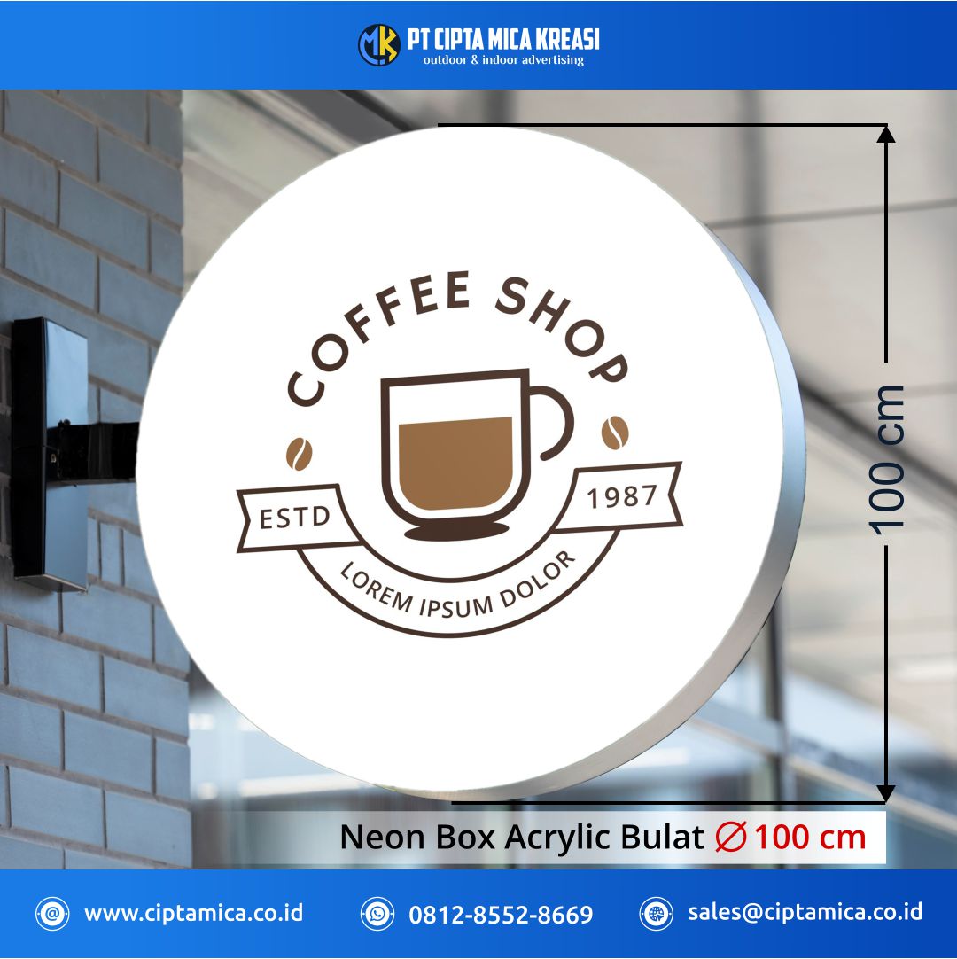 Jasa Pembuatan Neon Box Jakarta Murah Promo Oktober 2025